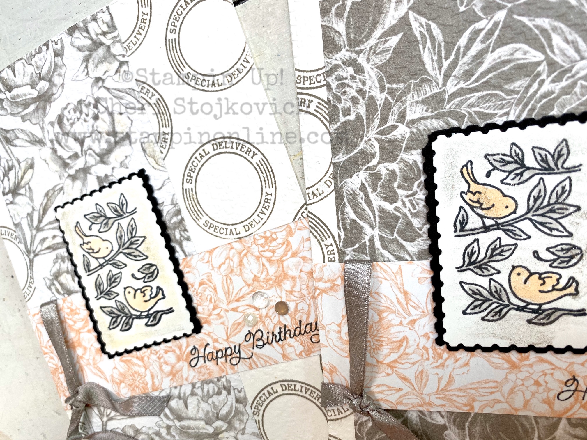 Posted For You Bundle Tutorial: How to Layer the Postage Punch - Cheri ...
