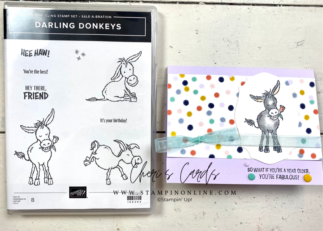 Darling Donkeys Sneak Peek with Blends Video Tutorial