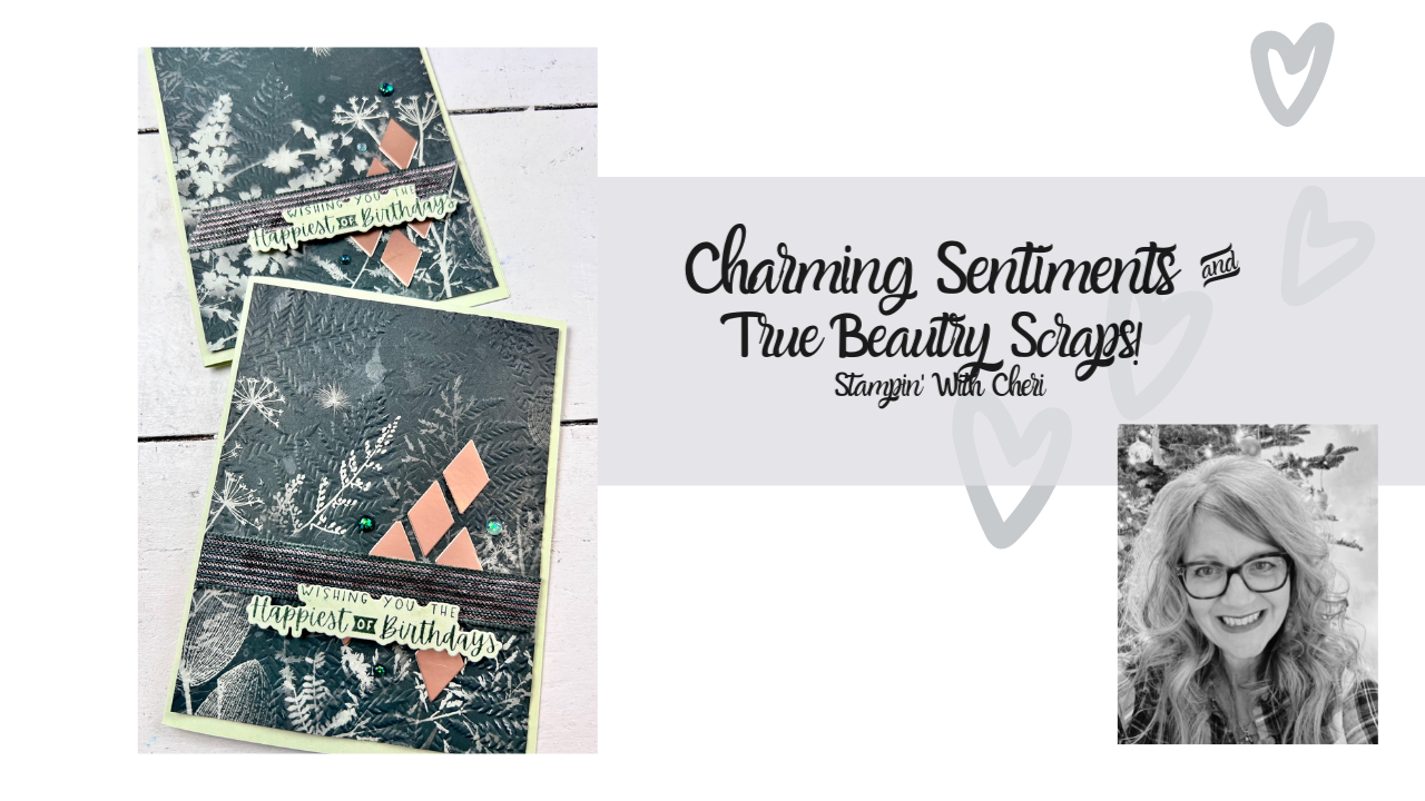 Hold The SCRAPS! Charming Sentiments Bundle Tips & Beautiful Card ...