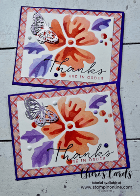 Loveliest Layers Masks For a Fun Quick Card: With SAB Paper Stampin Up