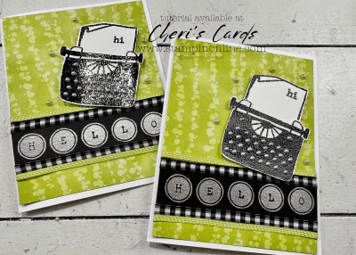 How To Make A CUTE Retro Card For Someone You Love! Just My Type Stampin Up