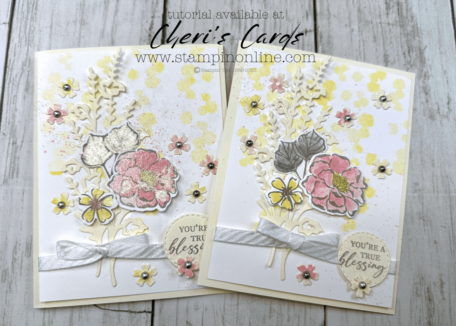 Unbounded Flowers Of Beauty: Perfect Spring Card Stampin Up