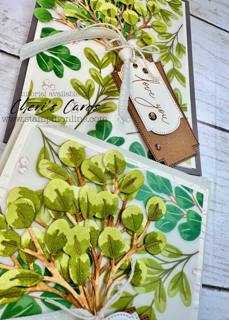 Greenery Bouquet: Watercolor & Specialty Vellum ~ Pretty! Stampin Up