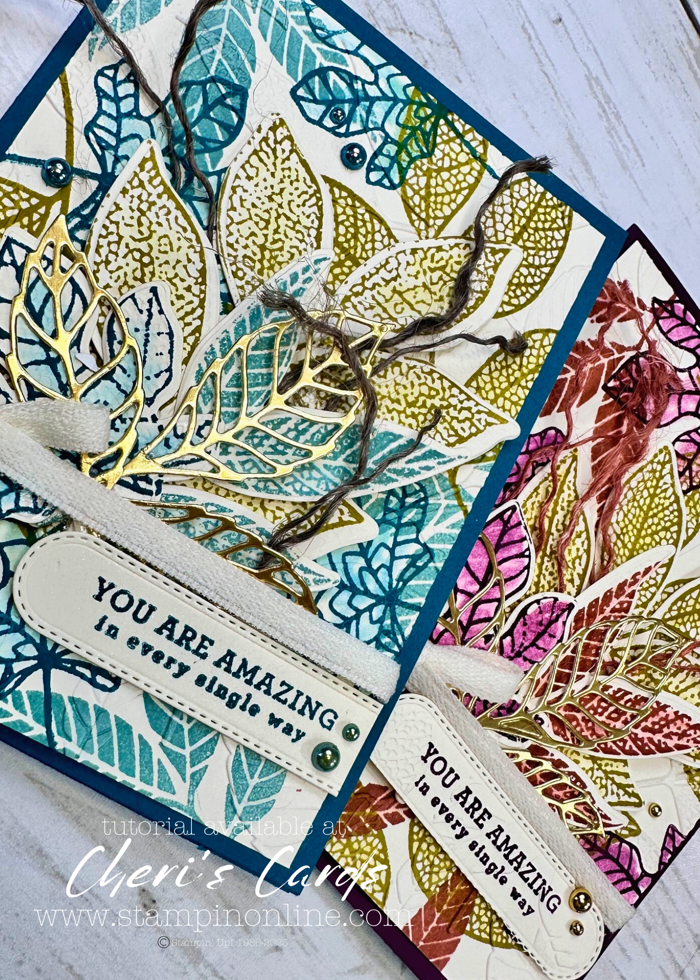 Changing Leaves {For Any Season!} Stampin Up Online Exclusives | Cheri ...