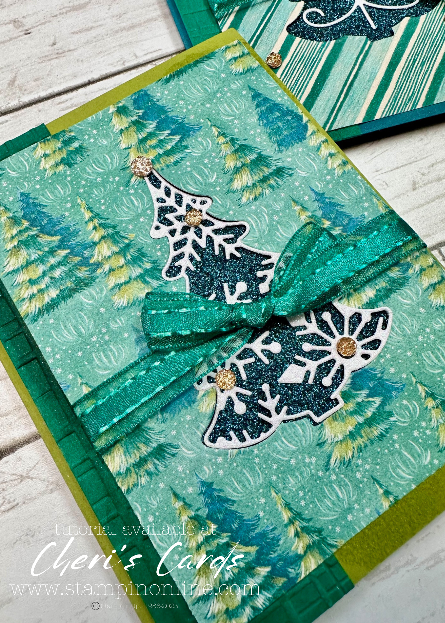 Decorative Tree Dies FABULOUS Christmas Craft Add On! Stampin Up