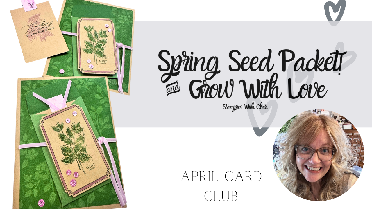 Spring Seed Packet: For Chocolate, Seeds, Note Grow With Love Card ...
