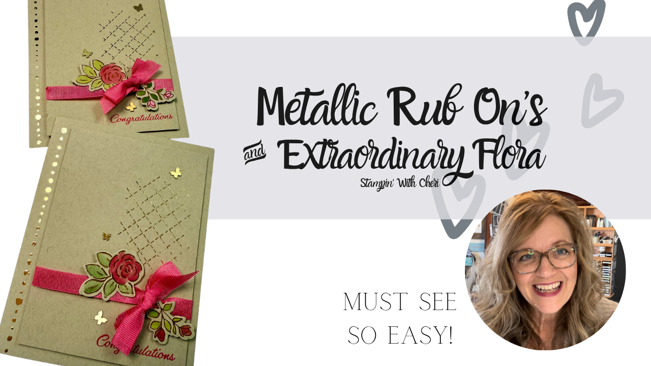 HAVE YOU TRIED THIS? Stampin’ Up!’s Metallic Texture Rub Ons ...